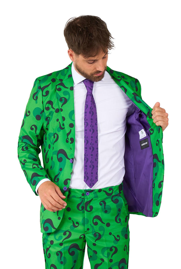 Riddler costume - Stylish The Riddler Suit for Smart Villains – Suitmeister